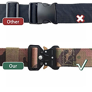 PARIS IN RAIN Travel Belt for Luggage - Stylish & Adjustable Add a Bag Luggage Strap for Carry On Bag - Airport Travel Accessories for Women & Men (Camouflage), (KK-04)