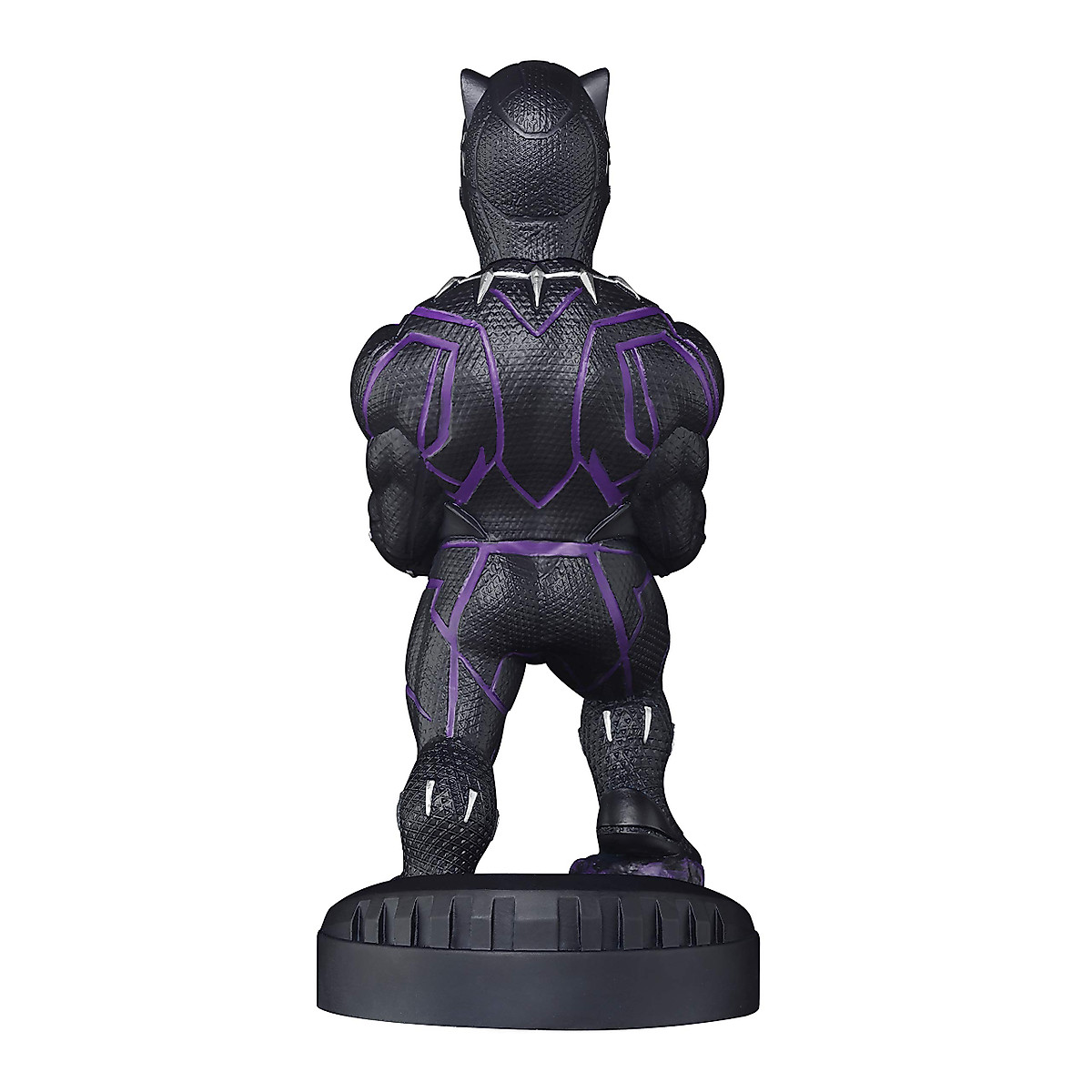 Exquisite Gaming: Marvel End Game: Black Panther - Original Mobile Phone & Gaming Controller Holder, Device Stand, Cable Guys, Licensed Figure