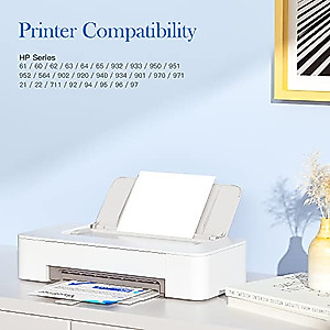 Valuetoner Ink Refill Kit for HP Printer Cartridges for HP67 67XL 63 63XL 65 65XL 61 61XL 950 950XL 951XL 902XL 952XL Ink Cartridge, 100ML x 5 Bottles with Syringes (2 Black 1 Cyan 1 Magenta 1 Yellow)