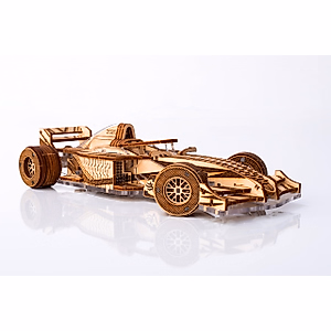 Veter Models Racer - V3 Mechanical 3D Puzzle Sport Car DIY Mechanical Model for Adults STEM Toys Hobby Gift Modelling Kit Mechanical Puzzles