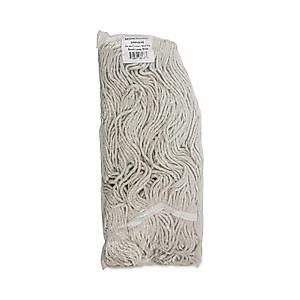 Unisan 424CCT Pro Loop Web/Tailband Wet Mop Head, Cotton, 24oz, White