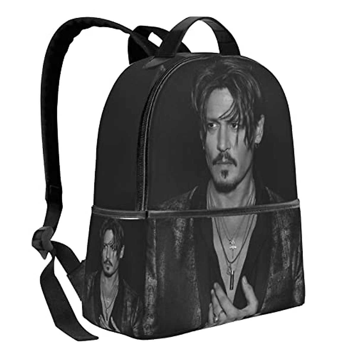 MXSLOVE Classic Shoulder Bag, Johnny Depp Backpack Travel Knapsack Lightweight Daypack