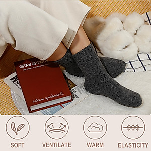 iCamter Womens Wool Socks Soft Super Thick Warm Socks for Women Thermal Winter Socks for Gifts
