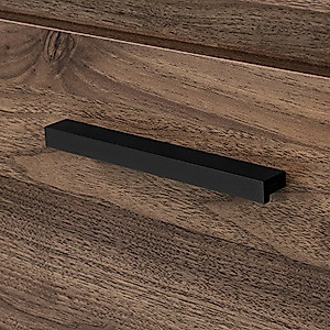 South Shore Tao 2-Drawer Nightstand, Natural Walnut