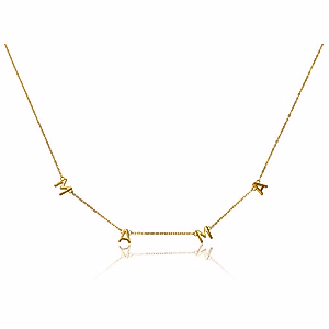 Benevolence LA Gold Mama Necklace Dainty Necklace, Necklaces For Women, Gifts for Mom, 14k Necklace, Mom Gifts from Son or Daughter | Designed in California