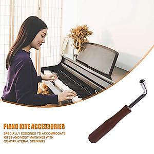 2 Pcs Piano Tuning Wrench, L-shape Piano Tuner Spanner Piano Square Wrench Piano Tuner Spanner Tool