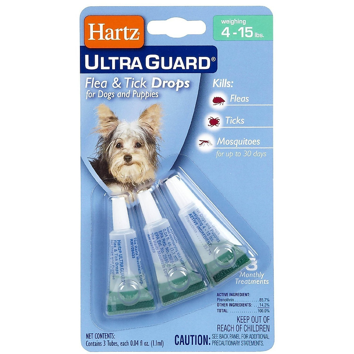 UltraGuard Flea And Tick Treatment Drops For Dogs And Puppies