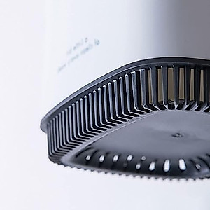 SAAKO Silicone Toilet Bowl Brush Plastic Toilet Brush Home Bathroom Toilet Cleaner Brush with Vent Holder for Bathroom Accessories