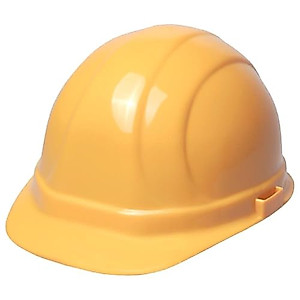 ERB 19952 Omega II Cap Style Hard Hat with Mega Ratchet, Yellow