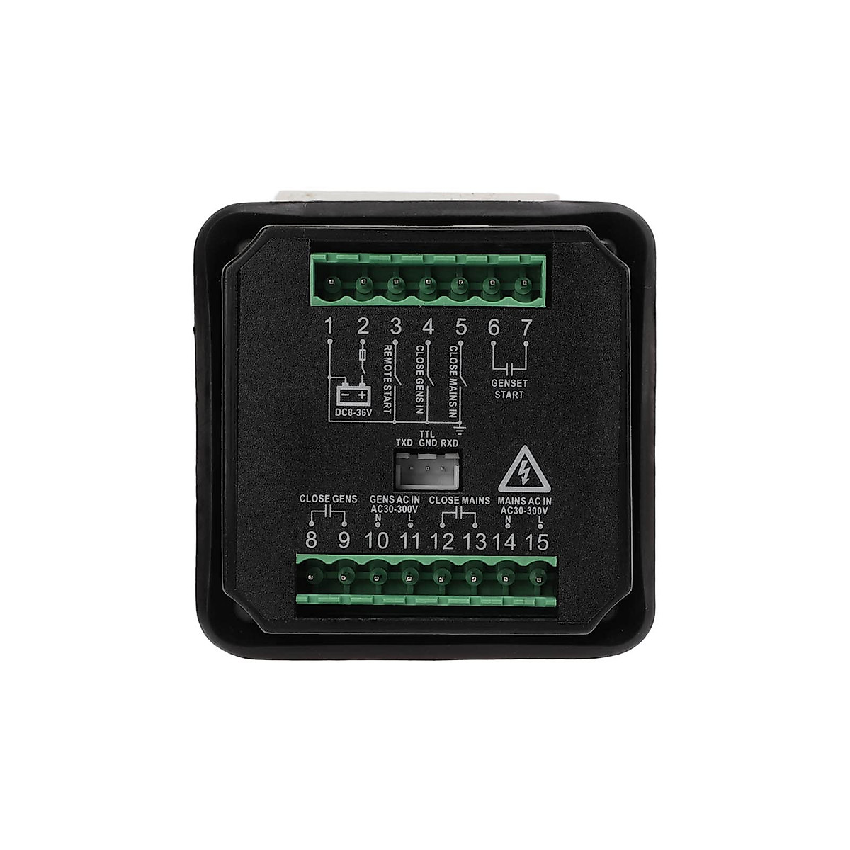 Outdoor Generator Controller Automatic Switch Module Dual Power Switch Controller with LED Display ATS220 AC30‑300V