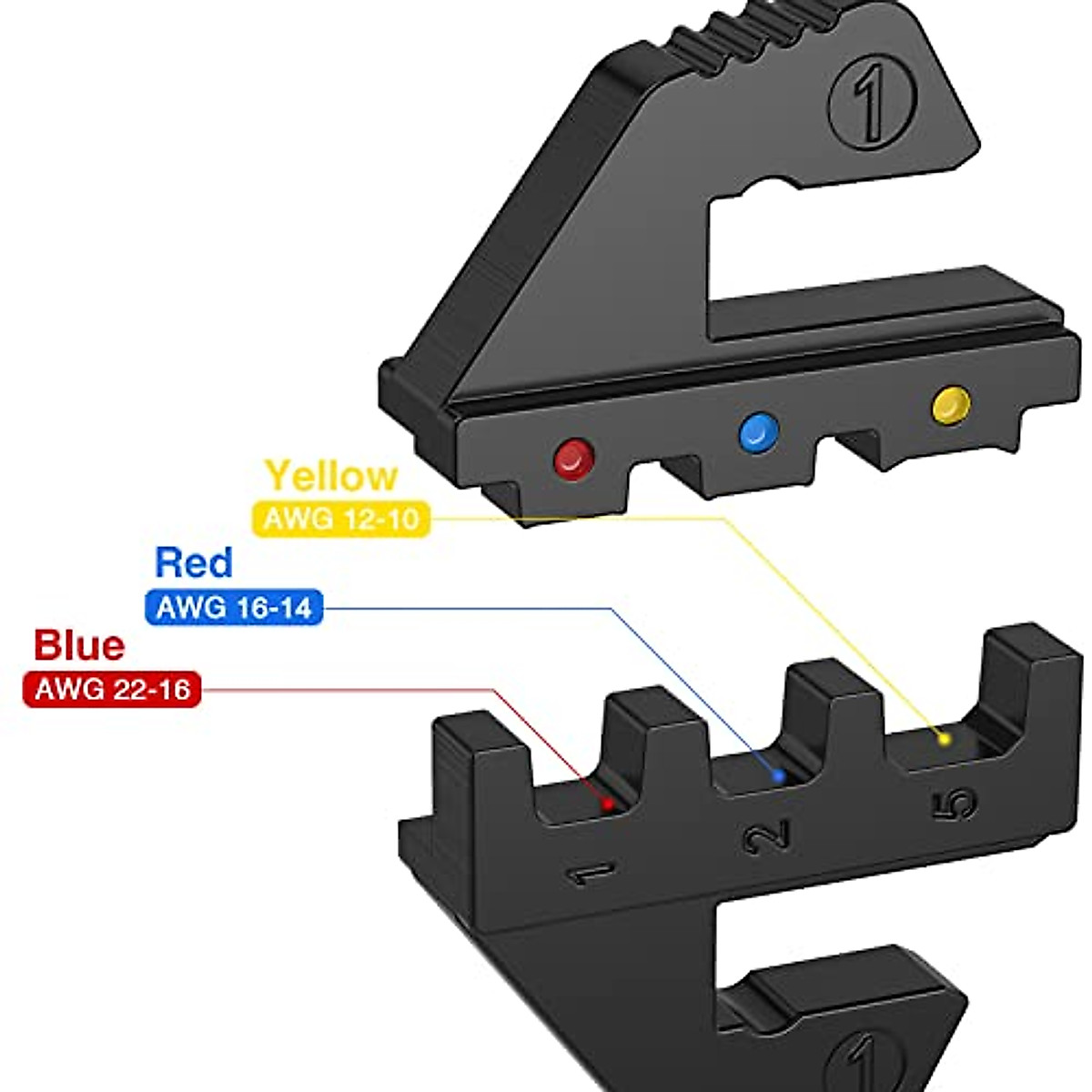 Crimping Tool for Heat Shrink Connectors, DOPLOP TOOL Ratcheting Wire Crimper Tool for 20-10 AWG (0.5-6mm²), Crimping Pliers for Cutting Wires and Insulated Wire Crimping Tool