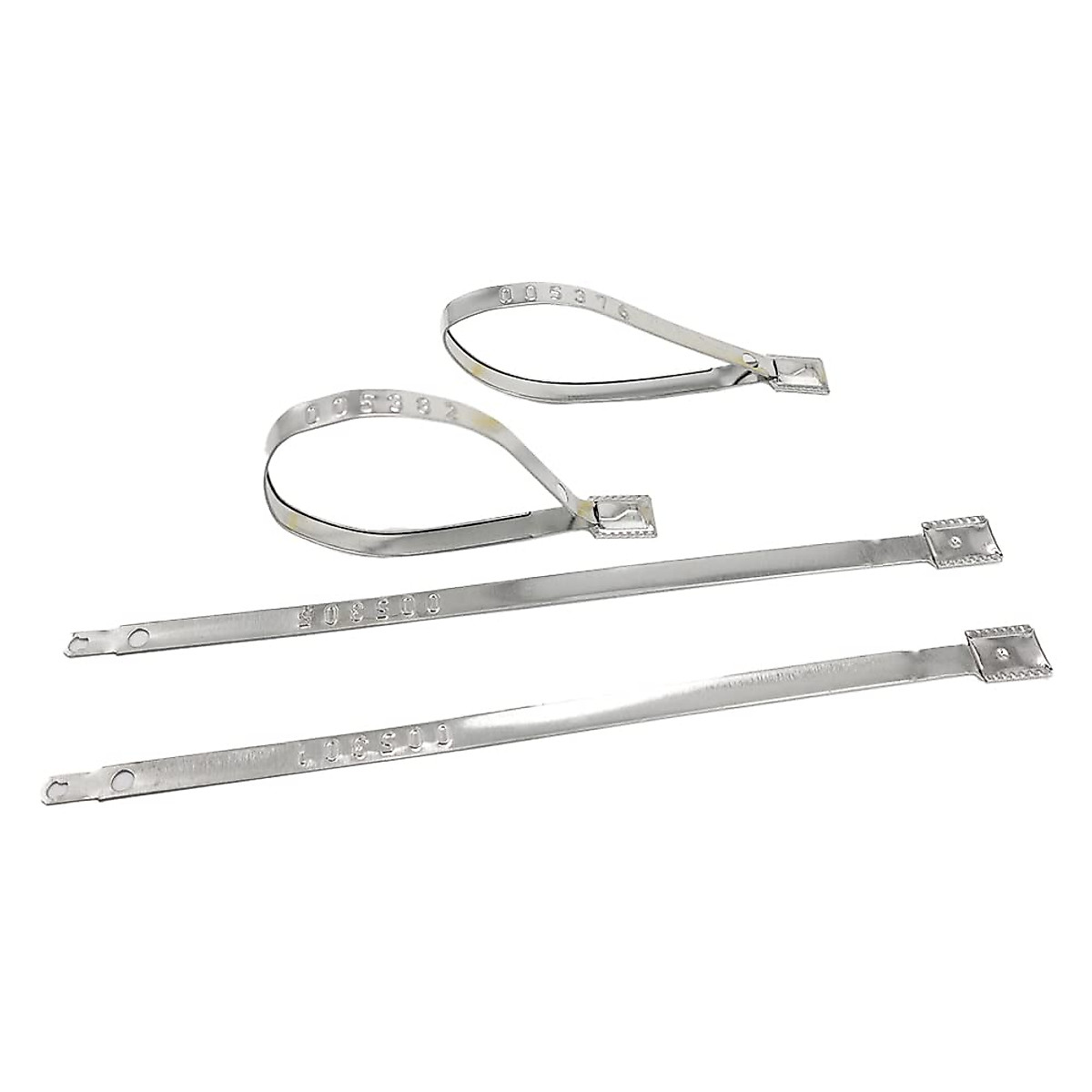 QZATTCAEN 100pc Metal Truck Seals Metal Trailer Seals Security Seals Tamper Evident Seal Metal Container Seal Steel Seals Shipping Seals Numbered Sequentially