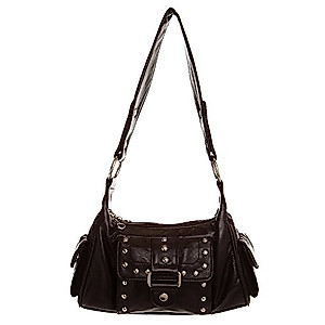 Handbags For All Silver Studded Hobo women handbag Shoulder Handbag