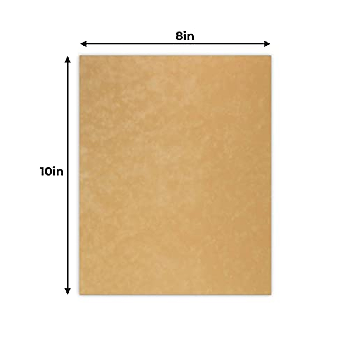 CountryArtHouse Thicket Suede Acid Free 8x10 Backing Board - Uncut Photo Mat Board - 1 Sheet