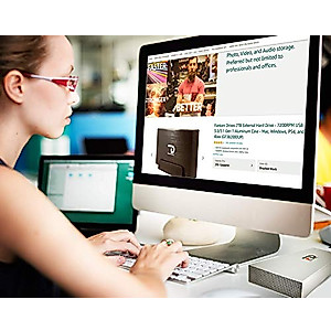 Fantom Drives 14TB External Hard Drive - USB 3.0/3.1 Gen 1 Silver Aluminum - GFORCE 3 Series - Mac, Windows (Renewed)