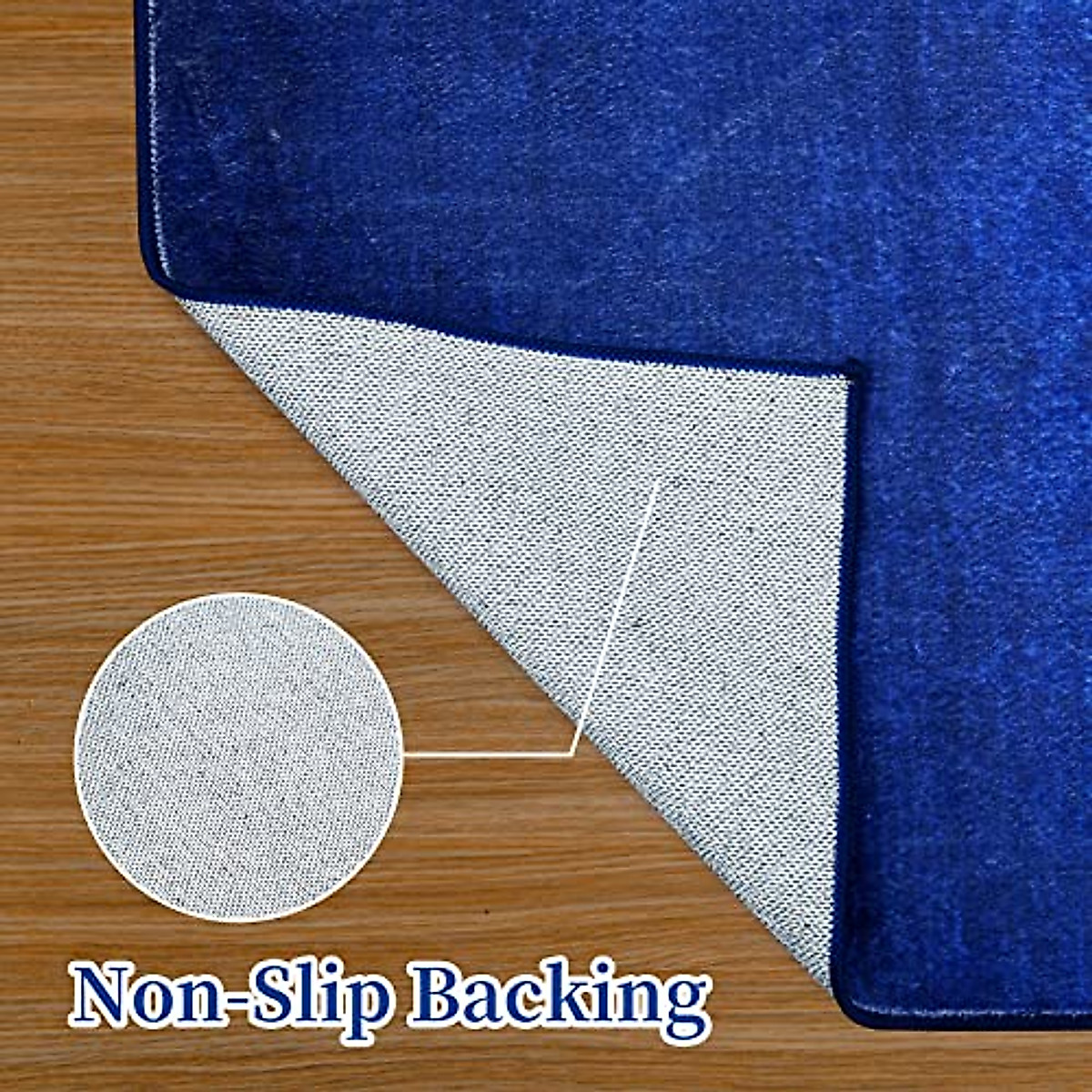 ROYHOME Modern Area Rugs Machine Washable Area Rug for Living Room Non-Shedding Stain Resistant Area Rug Ombre Non Slip Area Rug for Bedroom Dining Room Home Office, 8' x 10' Blue