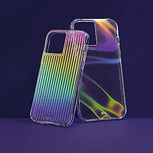 Case-Mate - SOAP Bubble - Case for iPhone 12 Mini (5G) - 10 ft Drop Protection - 5.4 Inch- Iridescent Swirl