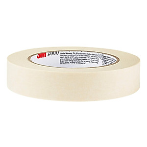3M Highland Economy Masking Tape-Economy Masking Tape, 3 Inch Core Size, 3/4 Inch x 120 Feet, Crepe Paper Pack of 24