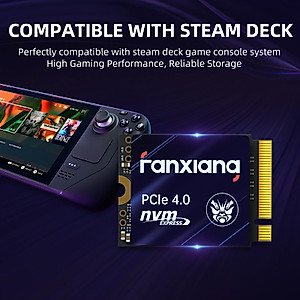 fanxiang S700 M.2 2230 1TB NVMe SSD PCIe 4.0 Internal Solid State Drive, Up to 5000MB/s, Compatible with Steam Deck and Surface Pro