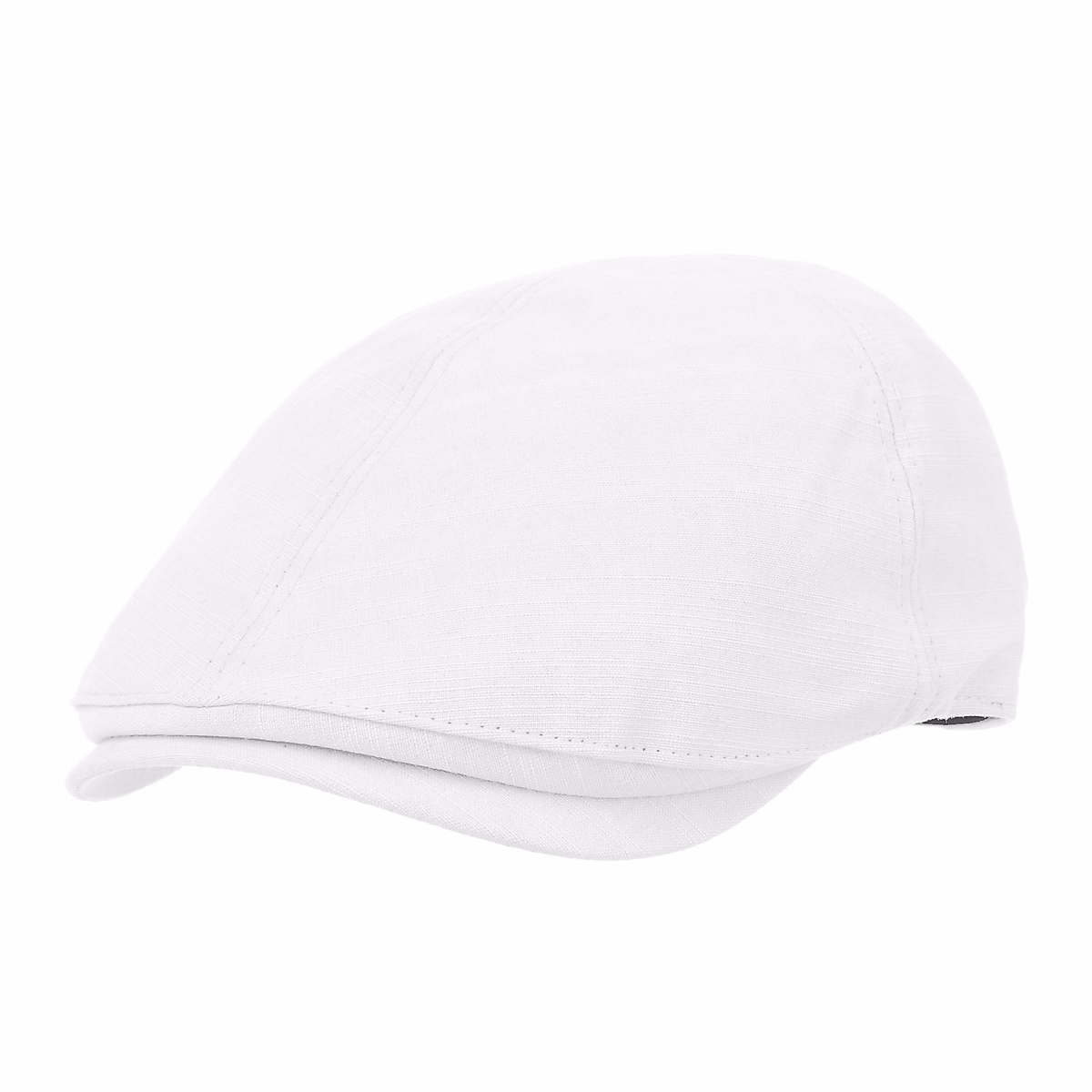 WITHMOONS Simple Newsboy Hat Flat Cap SL3026 (White)