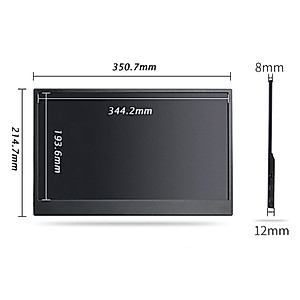 15.6-inch Thin and Light Portable Display HD Touch Narrow Edge Large Screen, Cell Phone/Laptop External Expansion Screen