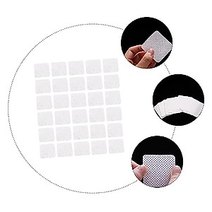 minkissy 540pcs Nail Pads Glue for Lashes Extension Nail Gel Disposable Wipes Eyelashes Extension Glue Eyelash Glue Wipers Nail Polish Remover Pads Eyelash Grafting Supply Nail Wiping Pad