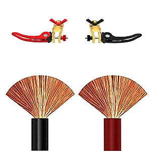 EDECOA Battery Cables 3 AWG 1m Pure Copper Inverter Cables for Car, Power Inverter, RV, Boat