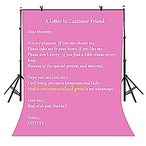 LYLYCTY 5x7ft Photography Studio Non-Woven Backdrop Millennium Pink Backdrop Solid Color Backdrop Simple Background LY091