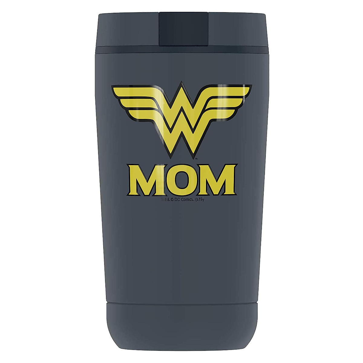 THERMOS Wonder Woman Wonder Mom Logo, GUARDIAN COLLECTION Stainless Steel Travel Tumbler, Vacuum insulated & Double Wall, 12oz