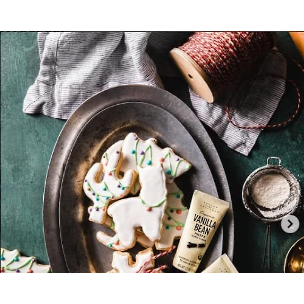 Taylor & Colledge Organic Vanilla Bean Paste with Seeds, 1.7oz Tube