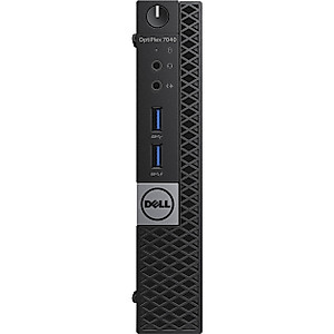 Dell Optiplex 7040 Micro Tower, Intel Core 6th Generation i3-6100T, 8 GB, 128 GB SSD, WIFI, Windows 10 Pro (Renewed)
