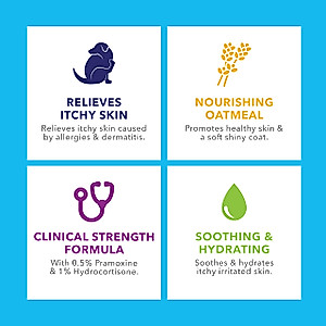 Vetnique Labs Dermabliss Allergy Chews 60ct & Dermabliss Anti-Itch/Allergy Relief Spray (8oz) Bundle Complete Skin Allergy Relief for Dogs with Dog Allergy Supplements, Hydrocortisone Spray for Dogs