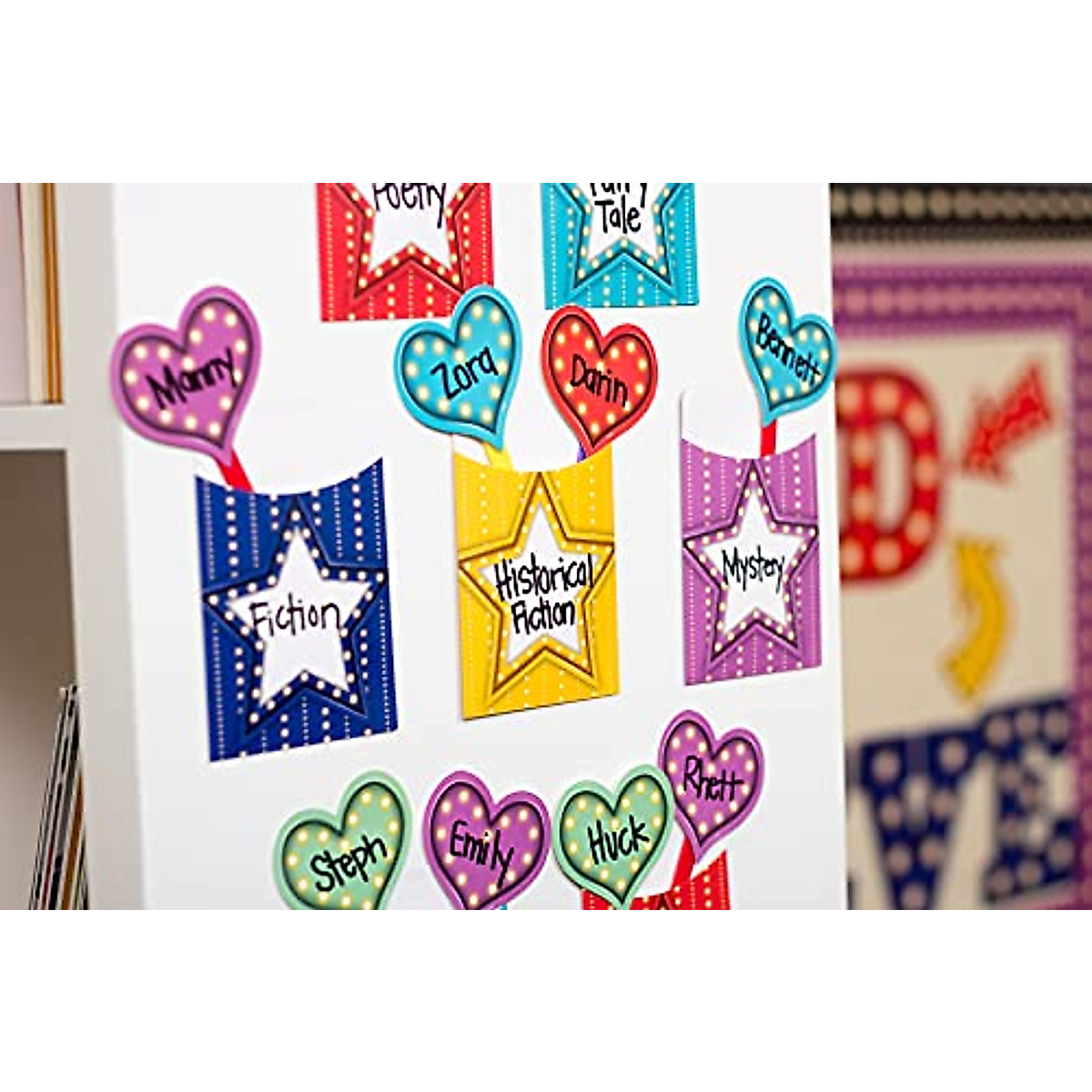 Teacher Created Resources Marquee Library Pockets - Multi-Pack