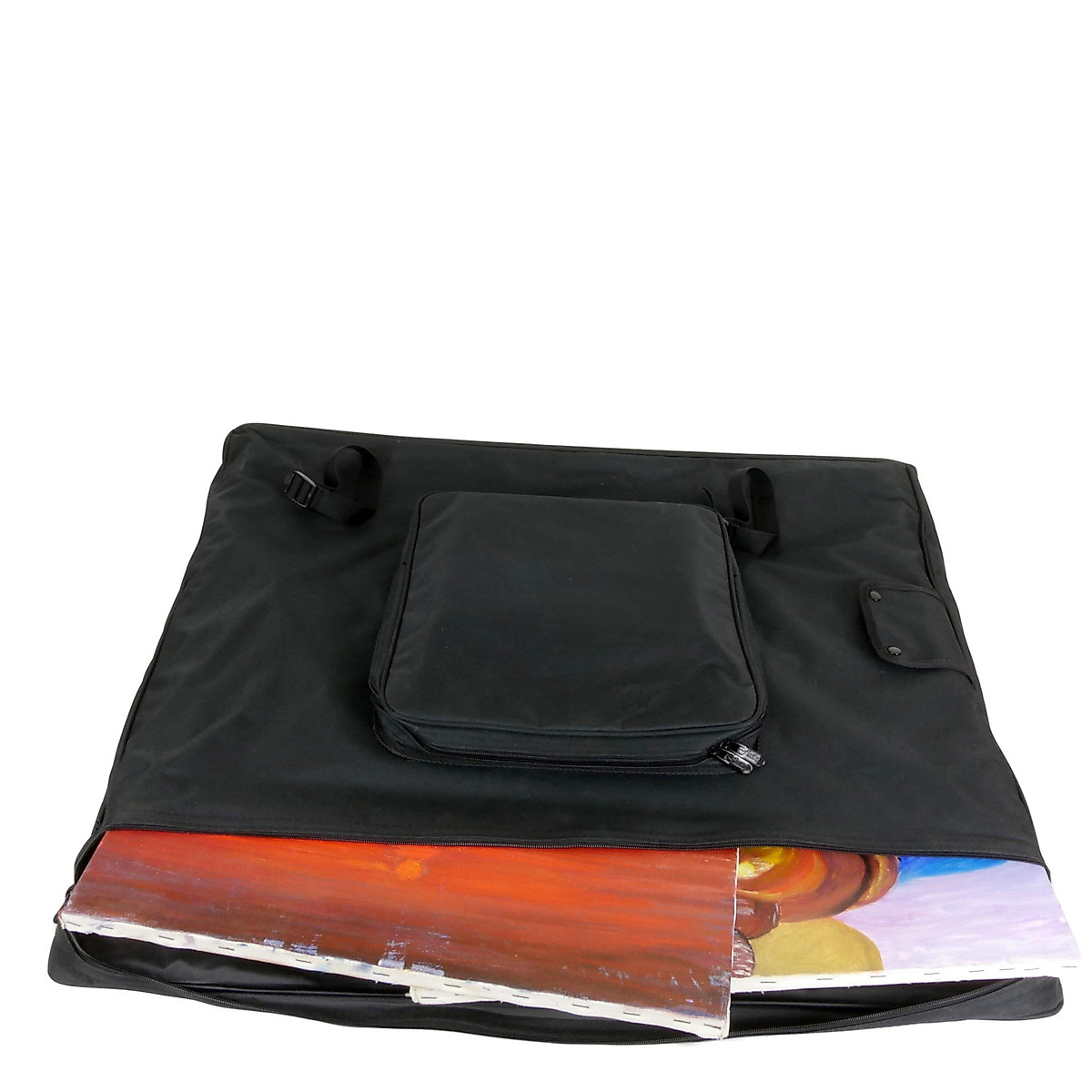 Florence 20"x26" Art Bag with Blueprint Carrying Straps, T-Square Sleeve, Brush Holder, Foam Handle & Removable Shoulder Strap