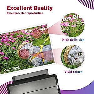 HOTCOLOR Re-Manufactured Ink Cartridge Replacement for HP 02 Black Ink cartridges C8721WN for c5180 c6280 c7280 c8180 D7360 Ink (3Black, 3 Pack)