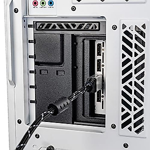 Cooler Master Vertical GPU Holder Kit V3, for E-ATX/ATX/mATX PC Case & PCI-E 4.0 Devices, Adjustable Modular Video Card Support, Thick SGCC Steel Bracket, 165 mm Riser Cable Included - Black