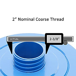 Clarathon Replacement Filter for 2013+ Bullfrog Spa - 10-2870 Blue Media with Longer Threaded Fitting