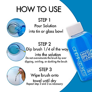 Cinema Secrets Professional Makeup Brush Cleaner, 4 fl oz, Vanilla