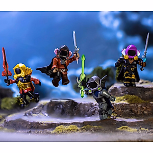 Roblox Action Collection - Dominus Dudes Four Figure Pack [Includes Exclusive Virtual Item]