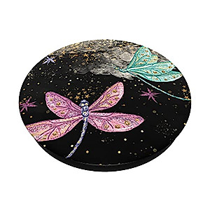 Pretty Pink Dragonflies Fantasy Nature Lover Beautiful PopSockets Swappable PopGrip