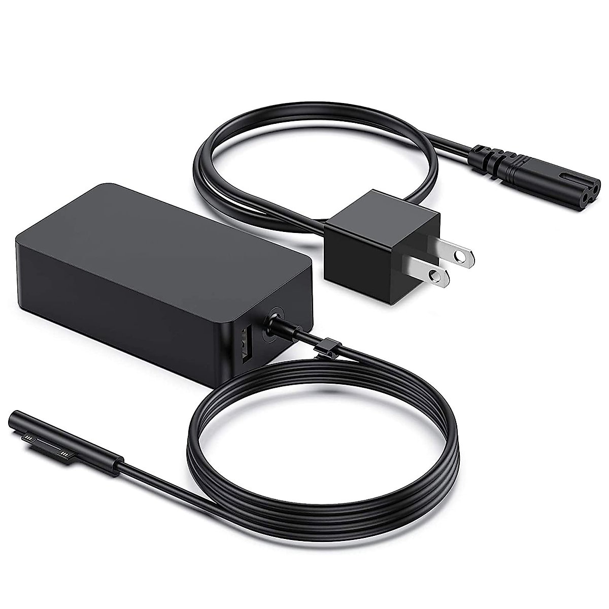TREE.NB Laptop Surface Pro Charger 15V 2.58A 44W Power Supply for Microsoft Surface Book Surface Pro 8/7/6/5/4/3 Laptop 1/2/3 Surface Go 1/2 & Surface Book (Not Compatible Surface 3)