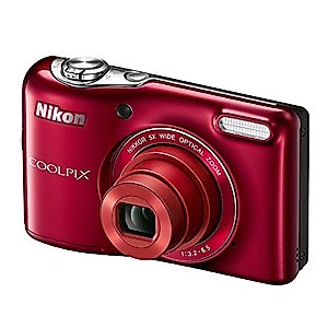 Nikon COOLPIX L32 Digital Camera with 5x Wide-Angle NIKKOR Zoom Lens