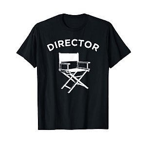 Movie Director T-Shirt, Filmmaker Director Chair Tee T-Shirt