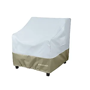 [monsoon] Patio Chair Cover Waterproof Outdoor Lawn Patio Furniture Chair Cover (32")