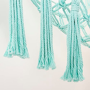 Stuffed Animal Net or Hammock Hanging- Macrame Toy Hammock Stuff Animals Storage Large Corner Plush Toys Net Holder for Boho Nursery, Playroom, Kids Bedroom Organizer