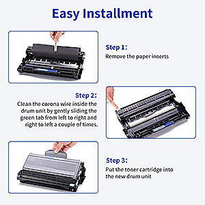 JetSir Compatible Drum Unit Replacement for Brother DR630 DR-630 DR 630,Use for Brother TN660 TN630 for HL L2300D L2340DW L2380DW L2360DW L2320 DCP L2540DW L2520DW MFC L2700DW L2720DW L2740DW Printer