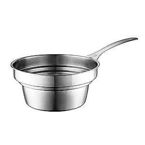 Le Creuset Stainless Steel 2.2 Quart Double Boiler Insert, Fits 2 & 3 Quart Saucepans