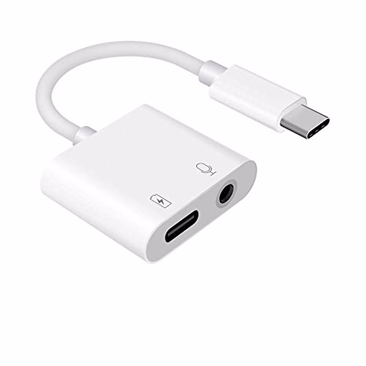 Pro Headphone 3Amp Aux Adapter Compatible with Samsung Galaxy Tab S7 Plus USB-C 3.5mm Audio & Hi-Power Charging Port (Charge While You Listen)