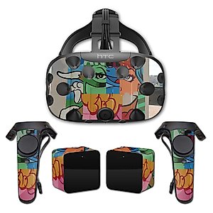 MightySkins Skin Compatible With HTC Vive Full Coverage - Danger | Protective, Durable, and Unique Vinyl Decal wrap cover | Easy To Apply, Remove, and Change Styles | Made in the USA
