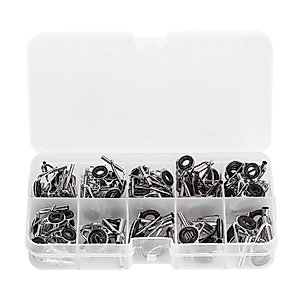 Convenient Corrosion-Resistant Sturdy Firm Fishing Rod Tips Replacement Kit, Fishing Rod Tips, Camping Hiking for Fishing Fishing Lovers